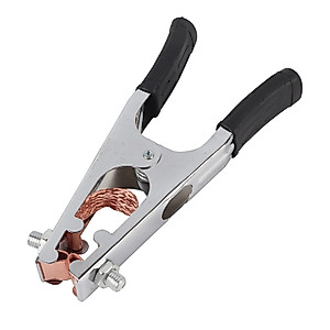 Welding Ground Clamp, 500A Copper Welding Earth Clip Electroplated Ground Clamp Copper Welding Earth Clip for Manual Welder(US Type)