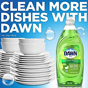 Dawn Ultra Antibacterial Hand Soap Apple Blossom Scent Dishwashing Liquid (2) 28 Ounce Bottles