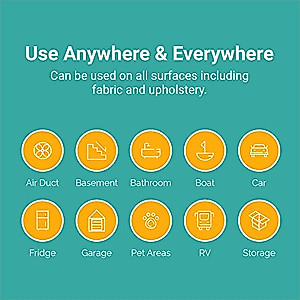 Azuna All-Natural Odor Remover Spray & Surface Cleaner | Air Purifier with Tea Tree Oil | Plant-Based & Long Lasting | For Pet Odors, Smoke & Strong Odors | Natural Scent, 8 oz.