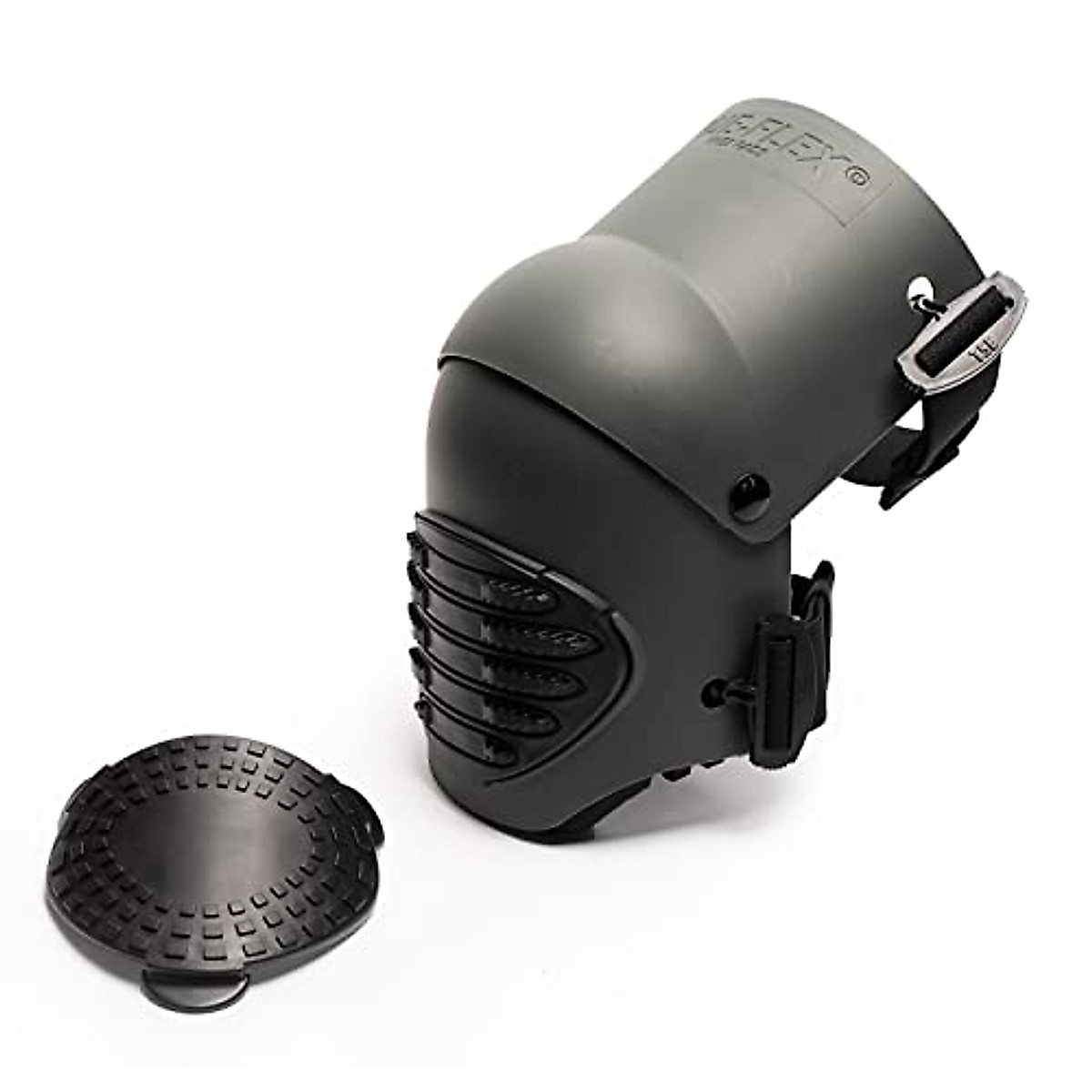 TSE Safety - TSE-TFLX-4-16 Flex Work Knee Foam Padding Pads - Anti-slip Strong Double Straps Comfortable Knee Protection Breathable Heavy Duty for Indoor and Outdoor Use – Black, One Size