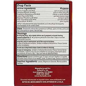 Hyland's Leg Cramps, 40 Caplets by Hylands (Pack of 2)