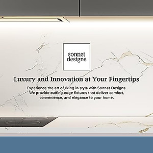 Sonnet Designs Pot Filler Faucet - Wall Mount Kitchen Sink Faucet - Heavy-Duty Solid Brass Pot Filler with Dual Swing Joints, Dual Valve, & Neoperl Aerator - Matte Black Kitchen Faucet