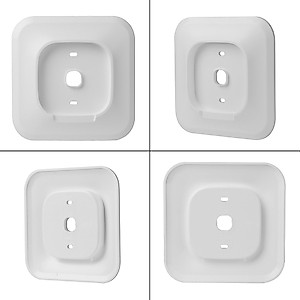 Wall Plate Bracket Cover for Ecobee3 lite Smart Wi-Fi Thermostat (White)