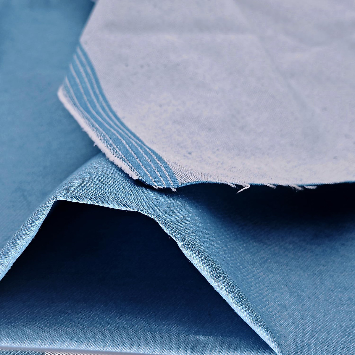 1 Yard 8 oz Sky Blue Denim Fabric for Sewing, Crafting Stylish Denim Fabric by The Yard Jean Material Sky Blue Jean Fabric (60''x36'')