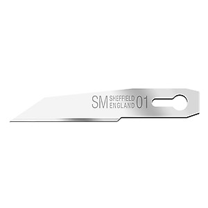 Swann Morton Dovetail Marking Knife, Craft Knife, Thin Blade, Cast Iron Handle, Fixed Blade, 5 Extra Blades, Swann Morton SM00
