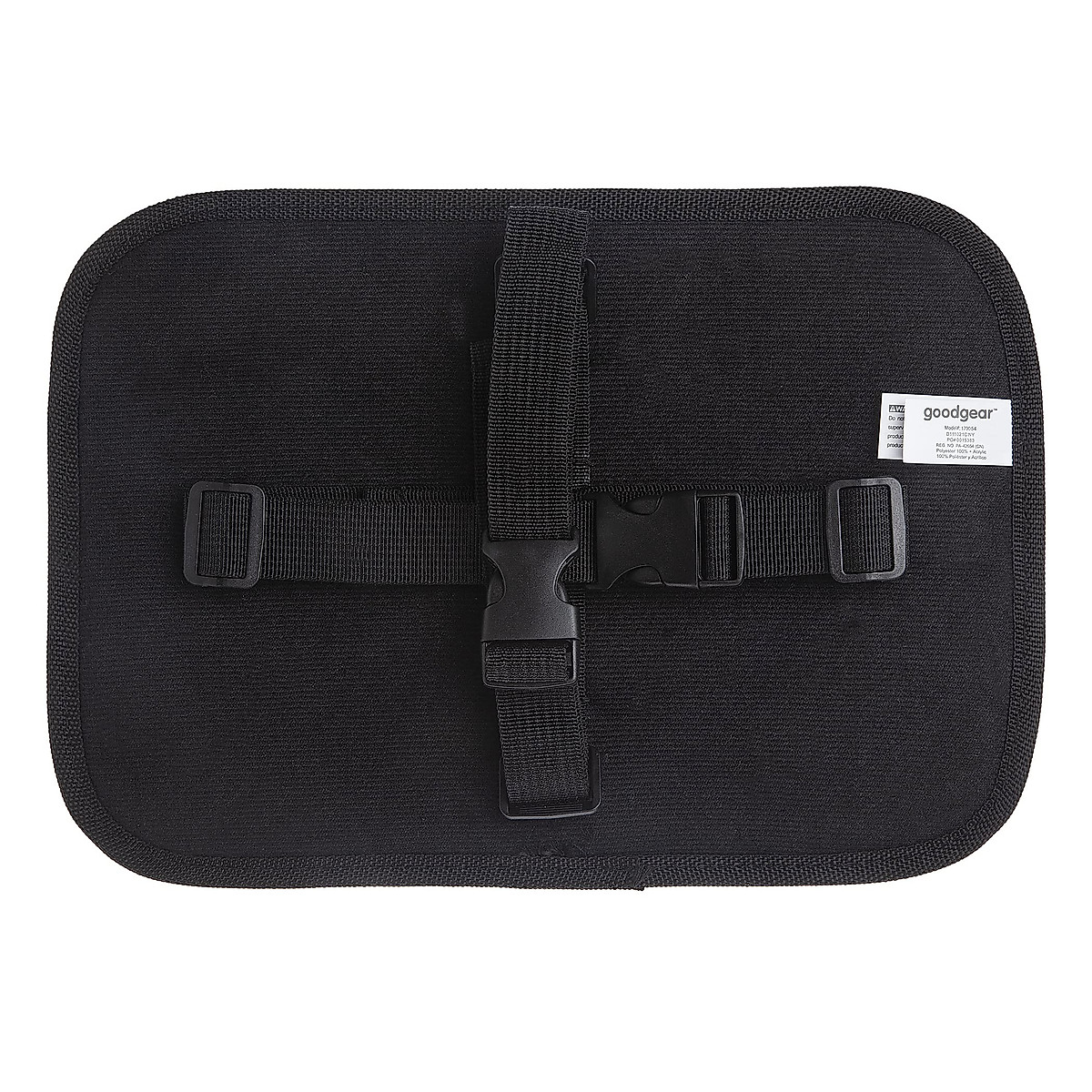 Good Gear Baby Car Mirror for Back Seat Rear Facing Carseat, Shatterproof Backseat View, Infant Safety Travel Essential, Black