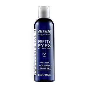 ARTERO Pretty Eyes. Eye Cleaner. Effectively removes Tear Stains from The Tear ducts of Dogs and Cats, ensuring a Clean and Healthy Appearance. 250 ml Bottle for Regular use.