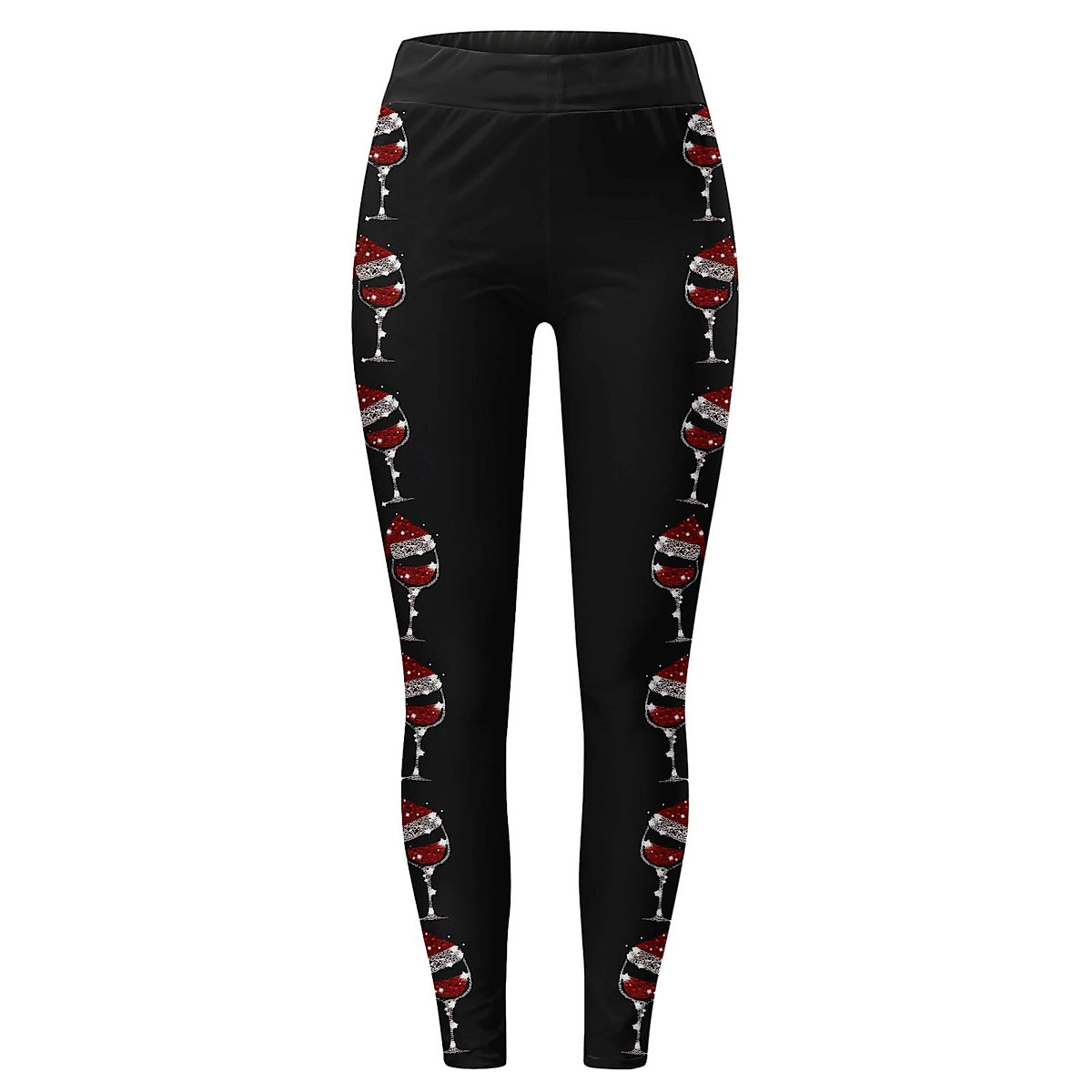AMDBEL Christmas Leggings for Women 2023, Women's Christmas Leggings Christmas Pants Graphic Printed Skinny Tights Yoga Pants