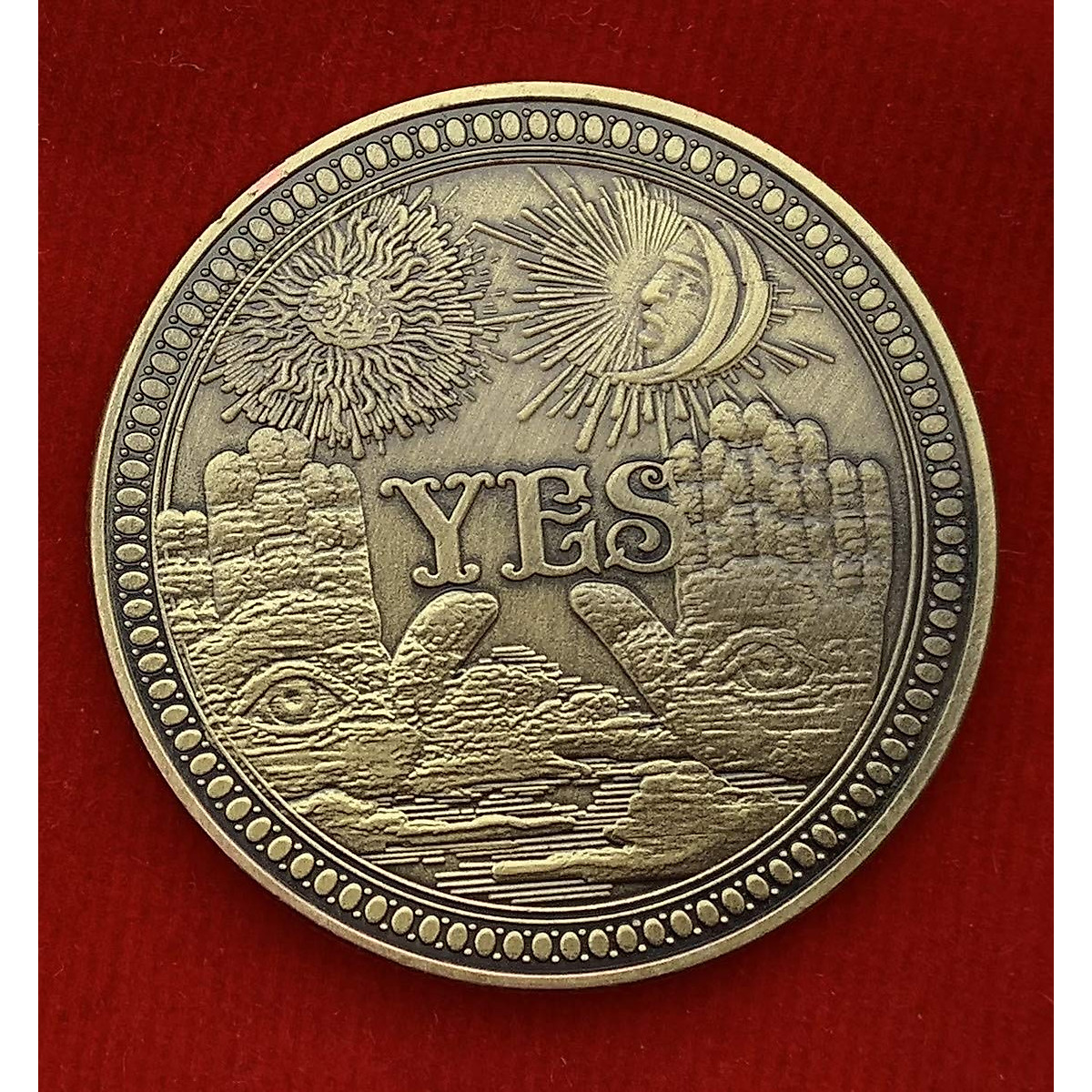 Yes No Challenge Coin Decision Maker Commemorative Coins Collection