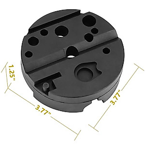 Pridefend Bench Block, Non-Slip Gun Armorers Block Made with Non Marring Materials Universal for M1911 Pistol and Other Handguns