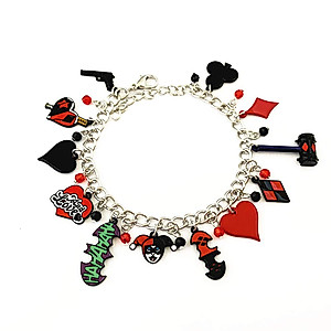 FJCPHAHA Wonderful Boutique Original Design Quality Cosplay Clown Charm Bracelet Gifts for Woman