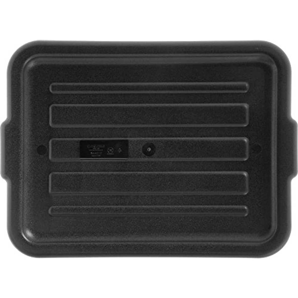 Carlisle FoodService Products N4401203 Comfort Curve™ Ergonomic Wash Basin Tote Box Lid, Universal, Black (Pack of 12)