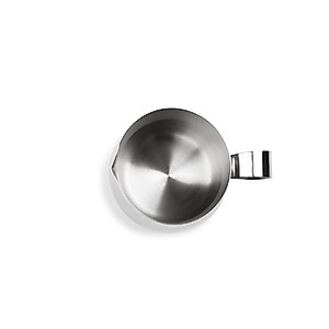 Fox Run Creamer/Frother Pitcher, 4.25 x 3 x 4.25 inches, Metallic