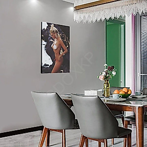 Famous Actress Bri Teresi Sexy Perfect Curve Bikini Swimsuit Art Poster (5) Canvas Poster Wall Art Decor Print Picture Paintings for Living Room Bedroom Decoration Frame-style 08x12inch(20x30cm)