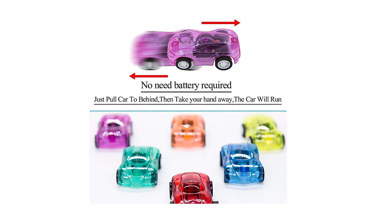 36 Pack Mini Pull Back Cars: Party Favors, Prizes, & Gifts