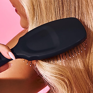 Gimme Beauty - Damage-Free Detangling Brush for Fine, Fragile, and Thin Hair - Anti-Static Heat Resistant Nylon Bristles