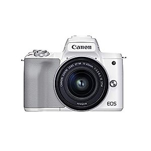 Canon EOS M50 Mark II + EF-M 15-45mm is STM Kit White