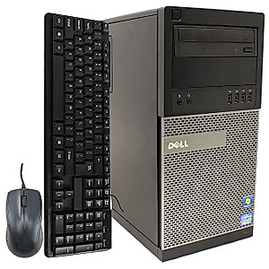 Dell OptiPlex Tower Computer Desktop PC, Intel Core i5 Processor, 16GB Ram, 128GB M.2 SSD + 500GB Hard Drive, HDMI, Nvidia GeForce GT 1030 4GB, Wi-Fi & Bluetooth, Windows 10 (Renewed)