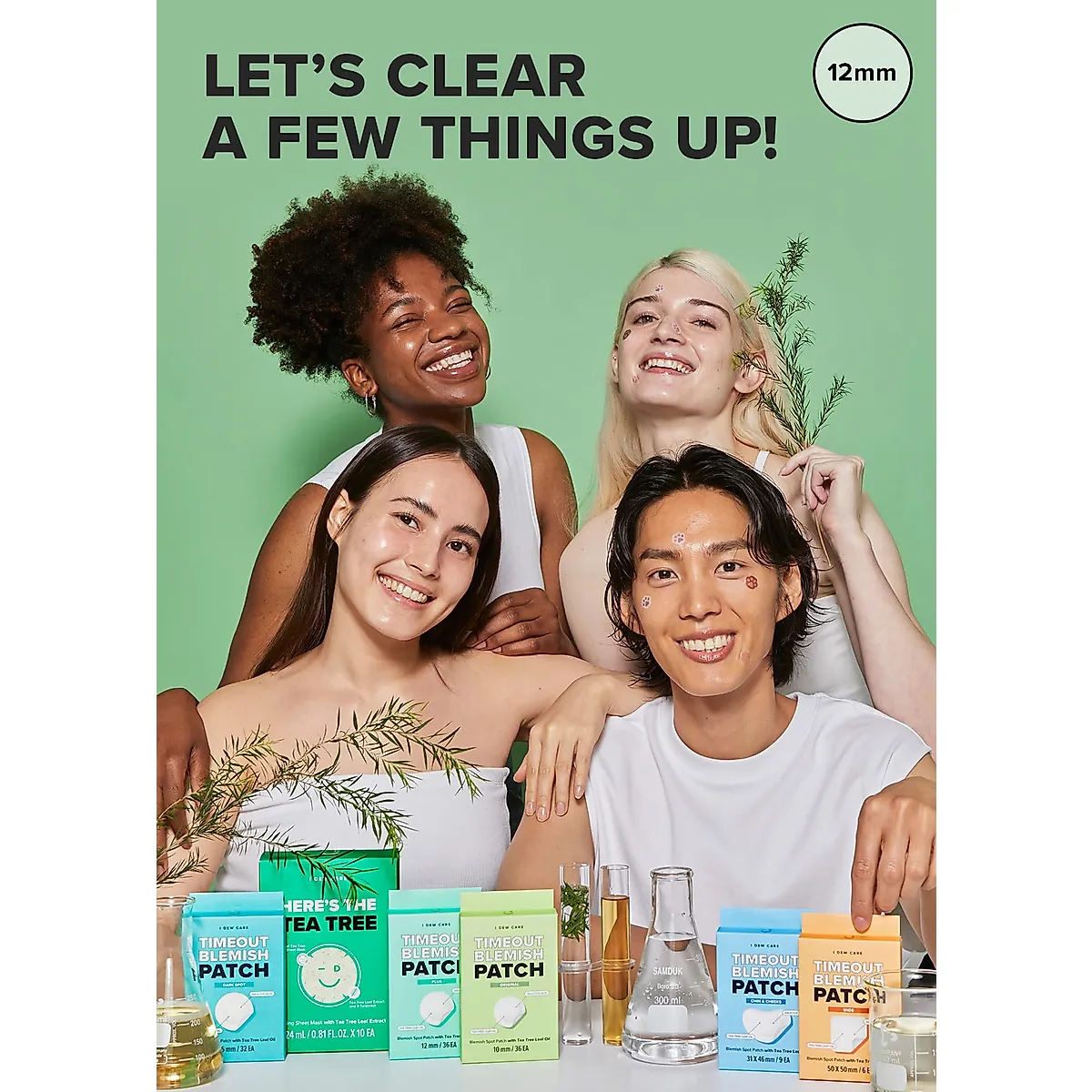 I DEW CARE Hydrocolloid Acne Pimple Patch - Timeout Blemish Original + Timeout Blemish Plus Bundle