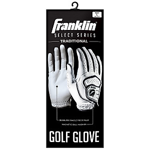 Franklin Sports Premier Leather Golf Glove - Men's Large - Left hand