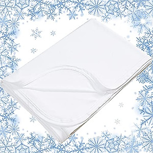 PHF Soft Cooling Throw Blanket for Hot Sleepers, Q-Max 0.44 Cooling Fiber Absorb Heat to Keep Night Sweats Cool, Double Sided Summer Breathable Blanket for Bed Sofa Couch, 50x60 inches, White