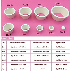 Laboratory Buchner Ceramic Funnel 60/80/100/120/ 150mm(150mm) with Funnel Holder 9 * 1 Brinell Funnel Holder