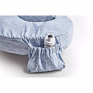 My Brest Friend Original Nursing Pillow | Ergonomic Breastfeeding Pillows | Supports Both Mom & Baby | Breastfeeding Essentials | Handy Side Pocket, Double Straps & Removable Cover, Horizon