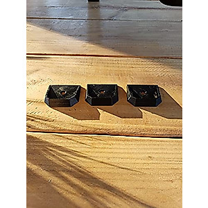 Ooni Uuni Pizza Oven Table Mounts 3 Pack (3D printed Ooni Shoes) DOES NOT FIT KARU 16 (Black)