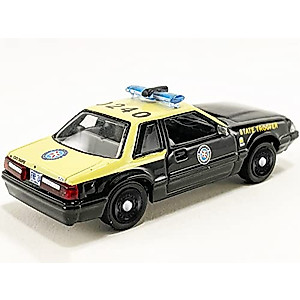 1991 SSP Police Black and Cream Florida Highway Patrol 1/64 Diecast Model Car by Greenlight for Acme 51494