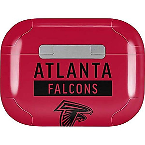 Skinit Decal Audio Skin Compatible with Apple AirPods Pro - Officially Licensed NFL Atlanta Falcons Red Performance Series Design