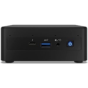 Intel 2023 Newest NUC11 Tiny Client Mini Desktop PC 4-Core i7-1165G7 64GB DDR4 1TB NVMe SSD 1TB HDD Iris Xe Graphics WiFi AX RJ-45 HDMI Mini-DP Thunderbolt3 USB-C Windows 11 Pro w/RE USB