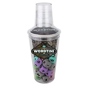 MindWare Shenanigames Adult Party Games: Wordtini - Word-Making Martini-Shaking Game - Choose Your own Level of NSFW - Adaptable for Work, College Parties, Bars & Game Nights
