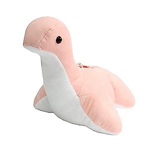 New Nessie Plush Toys,7.9 in Creative Loch Ness Monster Plush Toy Wacky Throw Pillow,Fun Anime Character Stuffed Dolls for Cartoon Anime Game Fans Gift（Pink）