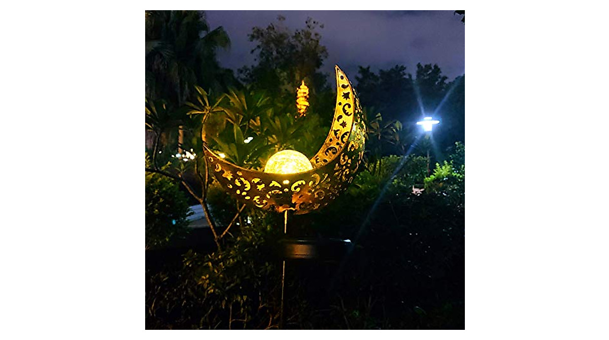 Aubasic Solar Garden Lights - Elegant Waterproof Outdoor Moon Lamps