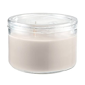 Candle-lite Scented Candles, Evening Fireside Glow Fragrance, One 10 oz. Three Wick Aromatherapy Candle with 20-40 Hours of Burn Time, Grey Color