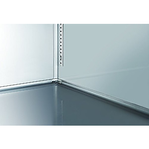 Dukers Appliance USA DBB72-H3 bar Cooler, 73 inches W x 24 inches D x 35 ⅞ inches H, Stainless/Black