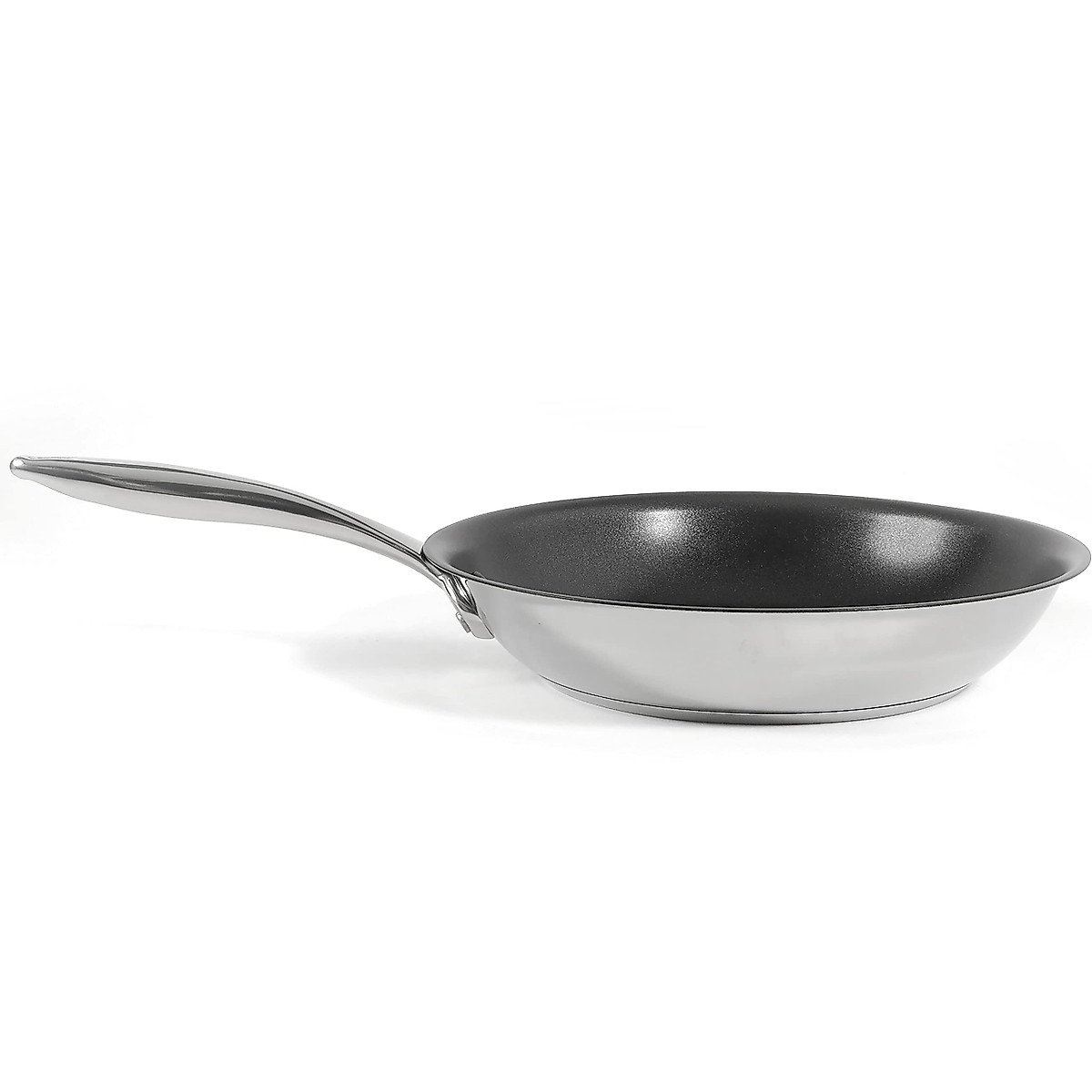 12" (30 cm) Stainless Steel Pan by Ozeri with ETERNA, a 100% PFOA and APEO-Free Non-Stick Coating