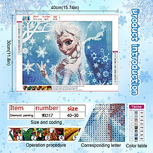 Diamond Painting Kits for Adults, DIY Full Drill Diamond Art Kits Cartoon, 5D Diamond Painting for Adults Beginners Home Wall Decor and DIY Crafts (12X16 Inch)