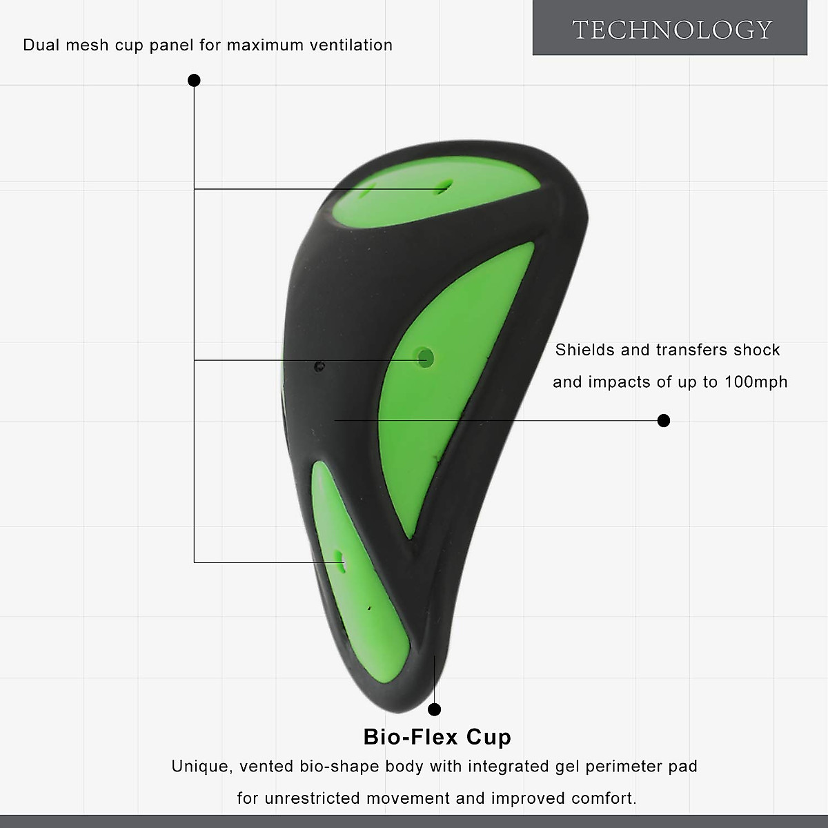 UNSHDUN Boys Briefs Youth Compression Underwear Soft Protective Cup Baseball Volleyball Football Lacrosse Hockey(Black, M)