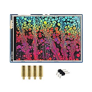 waveshare for Raspberry Pi Pico LCD 3.5inch Touch Display Module 480×320 Resolution 65K Colors Display IPS Screen,Resistive Touch Controller XPT2046, ILI9488 Driver, Using SPI Bus