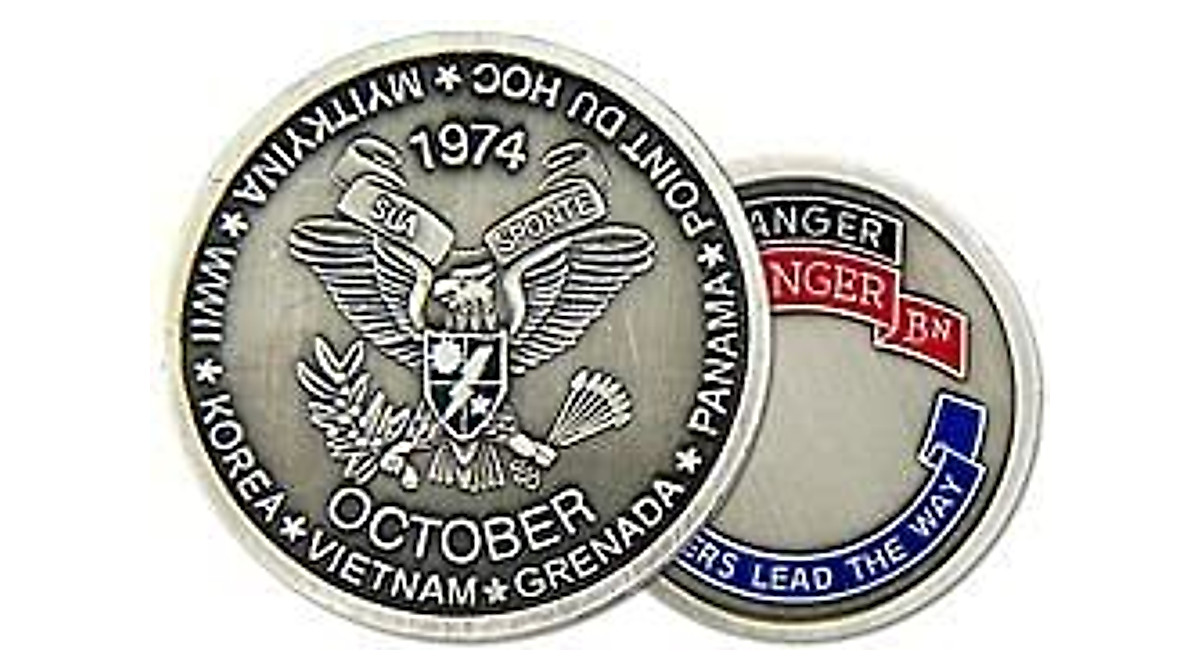 HMC US Army Ranger 2nd Ranger Battalion Challenge Coin - Collectible