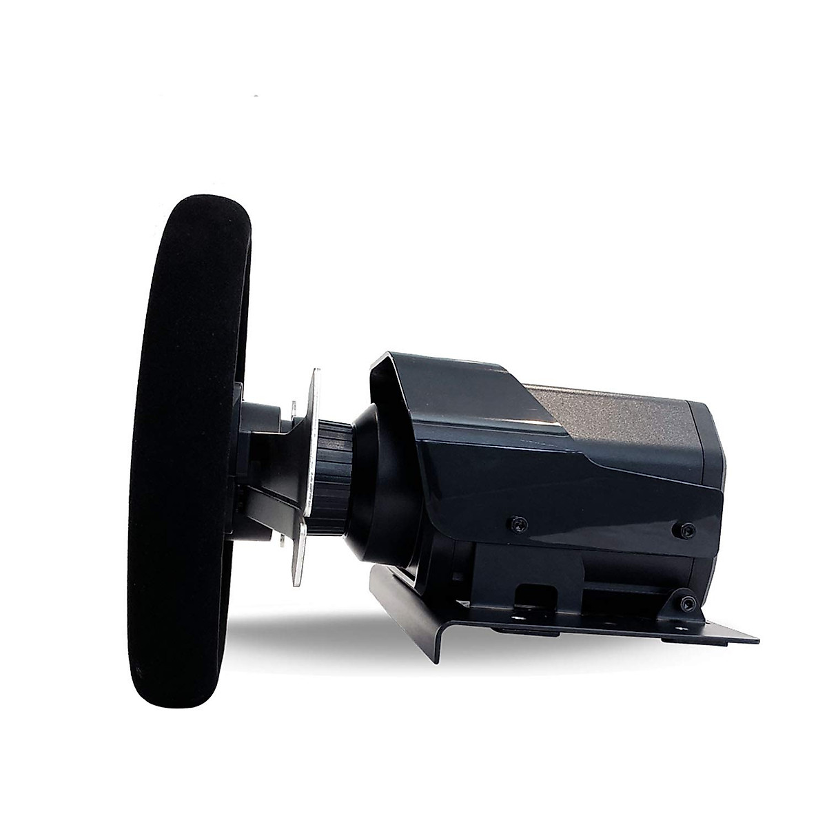 GTR Simulator RS30 Ultra Force Feedback Driving Racing Wheel Suede Leather Cover Instant Gear Shifters with V3 Responsive Adjustable Metal Base 2-Pedals for PC