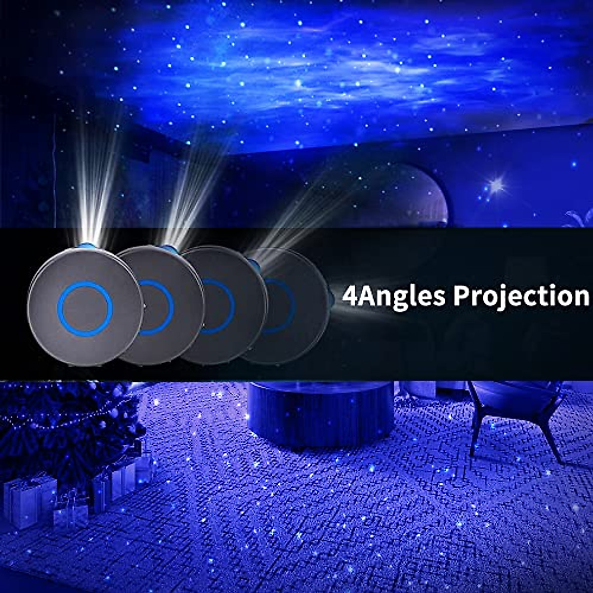 Star Projector,Night Light Projector with Remote,360 Rotating Starry Sky Galaxy Projector, LED Night Star Projector with 15 Mode for Bedroom, Game Rooms, Home Theatre, Party