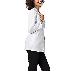 Adar Universal Lab Coats for Women - Princess Cut 30" Consultation Lab Coat - 806 - White - M