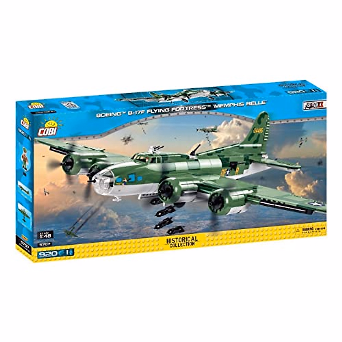 COBI Historical Collection Boeing B-17F Flying Fortress Memphis Belle Plane