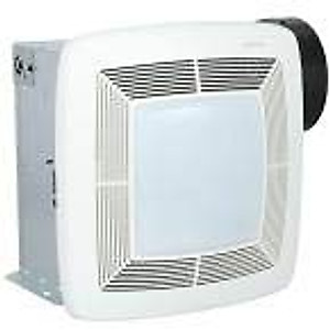 Broan Model QTXE080FLT 80 CFM 36 Watt Fluorescent Lighting Ultra Silent Bath Fan/Light