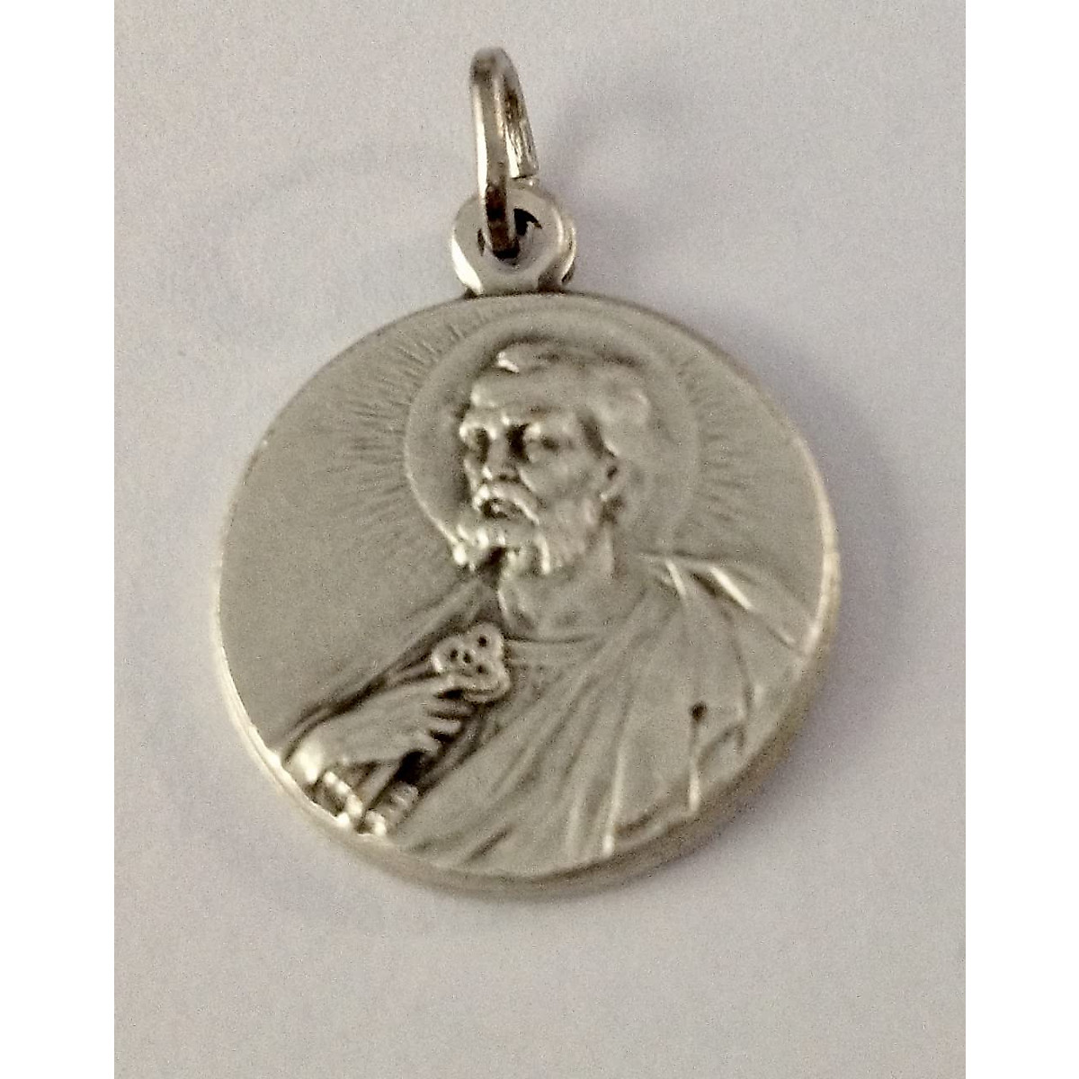 I G J Saint Peter The Apostle Silver Medal - The Patron Saints Medals