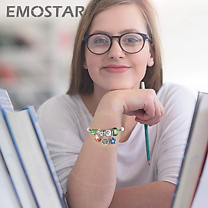 Sparkling Irish Four Leaf Clover Charms fits Pandora Ireland St Patricks Day Bracelet - Pave Green Hearts Shamrock CZ Ball Beads in 925 Sterling Silver, Gifts for Mother/Valentines Day