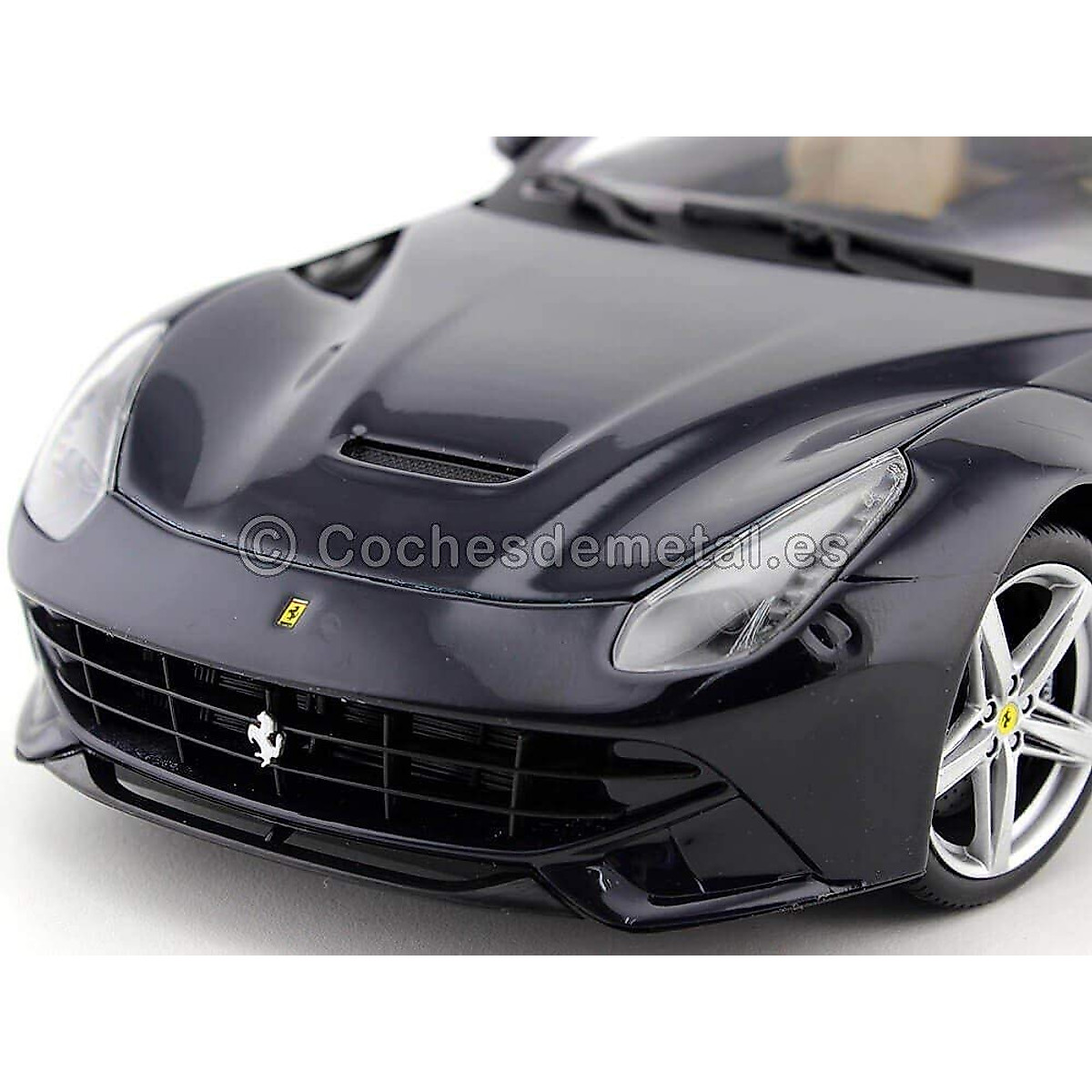 Hot wheels BCJ73 Ferrari F12 Berlinetta Blue 1/18 Diecast Model Car by Hotwheels