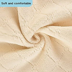 FRODOTGV Elegant Floral Pattern Kitchen Microfiber Towels New Home Tea Towels for Kitchen Kitchen Towels Terry Cloth Kitchen Hanging Hand Towels